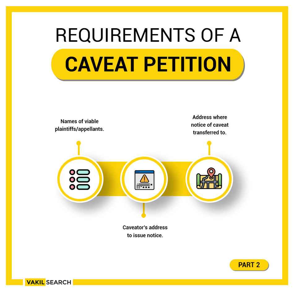 Caveat Petition - Benefits, Checklist and Duration - Vakilsearch
